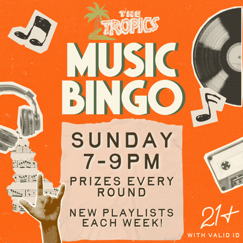 MUSIC BINGO | VISIT REDDING